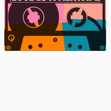"Love Is A Mixtape" Sticker for Sale by retrorebirth | Redbubble