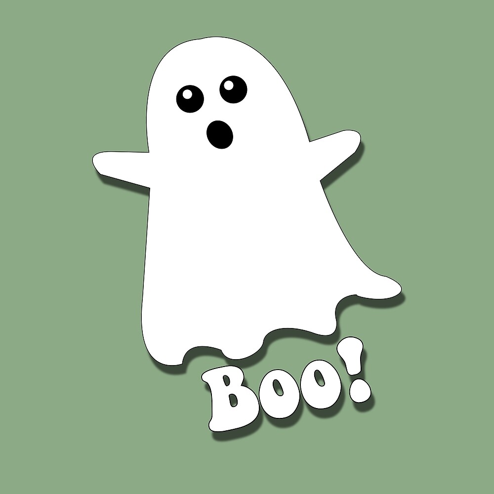 "Boo | cute ghost" by ShadowstarArt | Redbubble