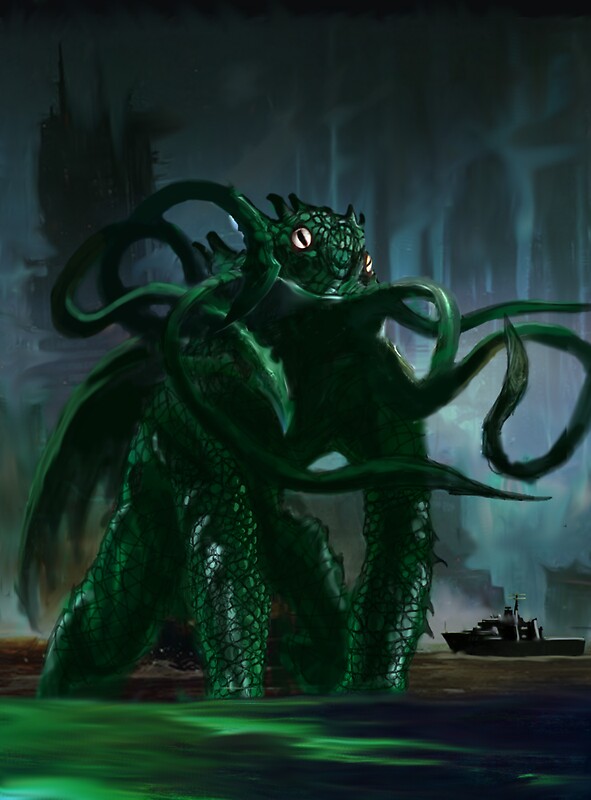 "The Mighty Cthulhu" by starbright | Redbubble