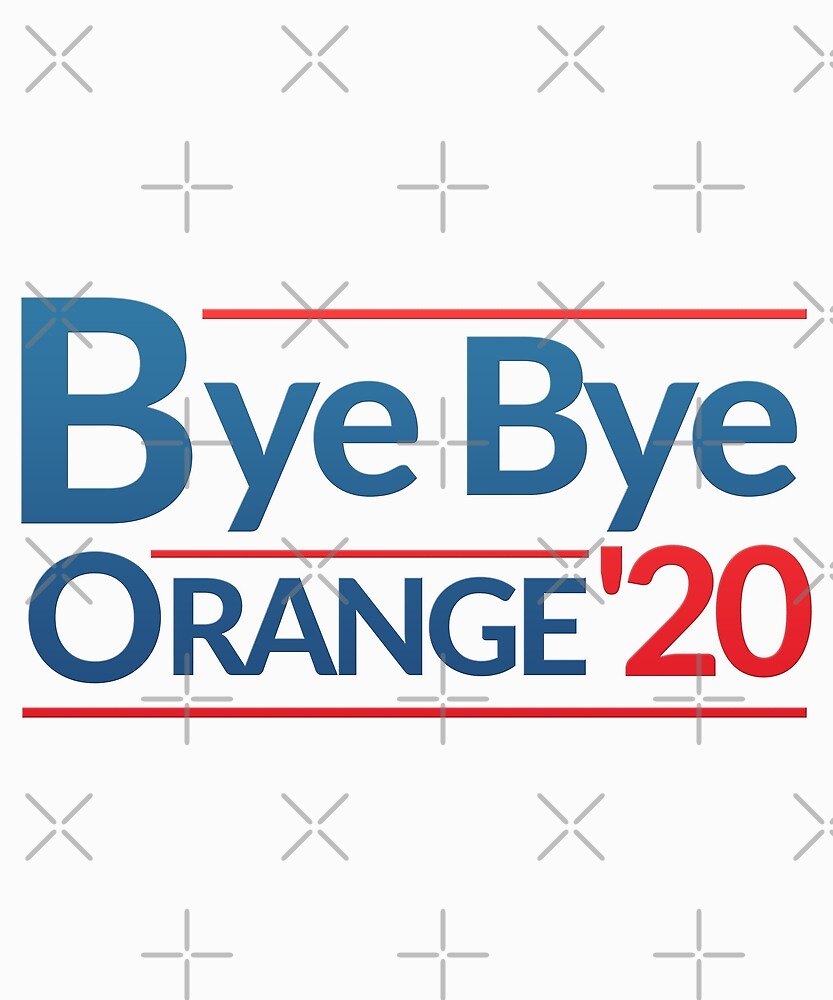 "Bye Bye Orange '20 (Blue)" by fwerkyseasons | Redbubble