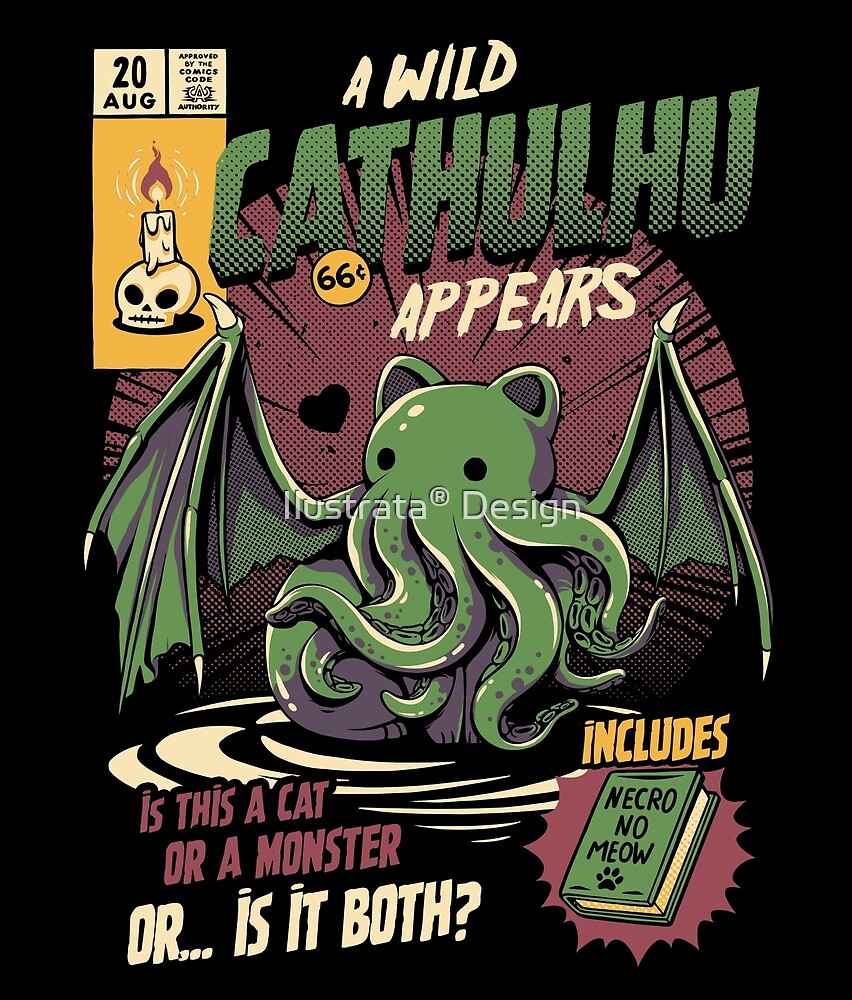 "Cathulhu" by Ilustrata Design | Redbubble
