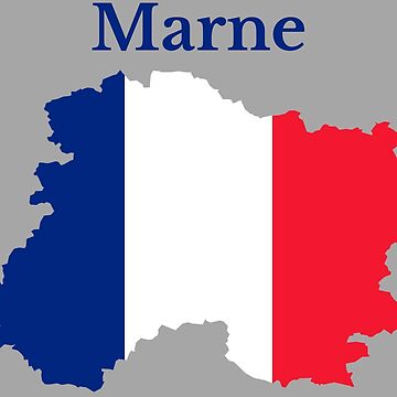 "Marne Map, France, French Department" Photographic Print for Sale by ...