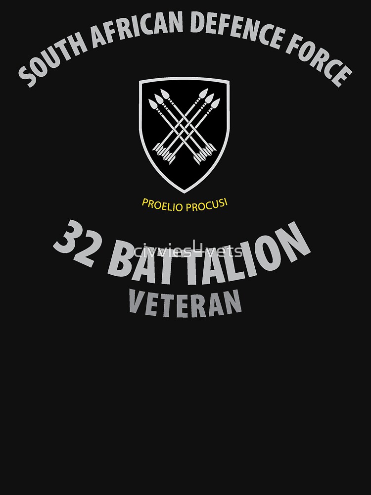 "SADF 32 Battalion Veteran" Unisex T-Shirt by civvies4vets | Redbubble