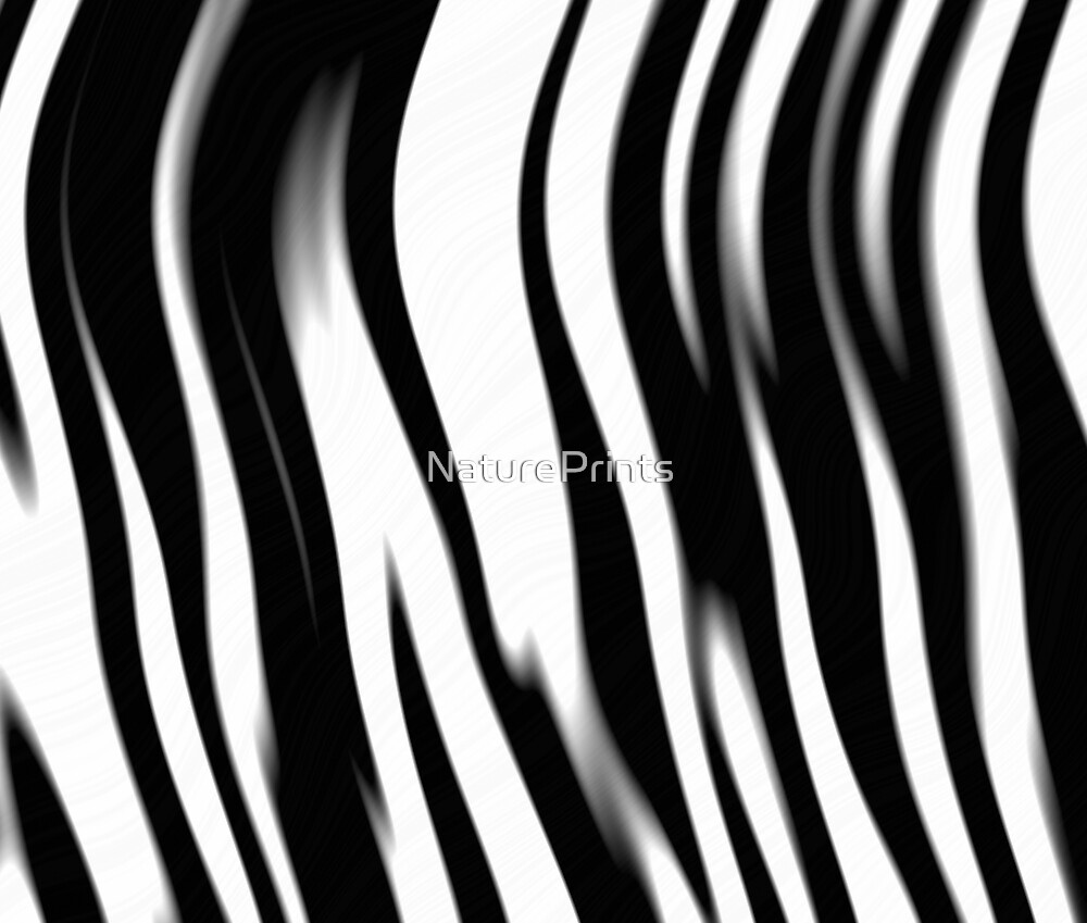 "Zebra Stripes Faux Animal Fur" by NaturePrints | Redbubble