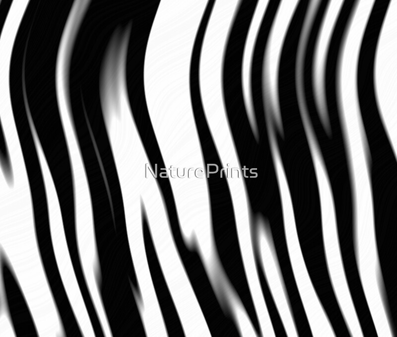 "Zebra Stripes Faux Animal Fur" by NaturePrints | Redbubble