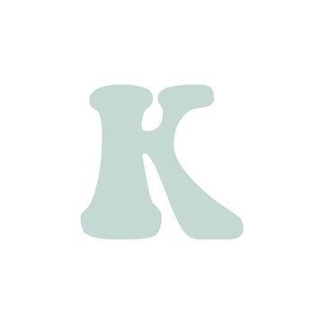 "Monogram K Blue" Sticker for Sale by MaPetiteFleur | Redbubble