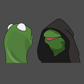 "Evil Kermit" Sticker for Sale by teddypancakes | Redbubble