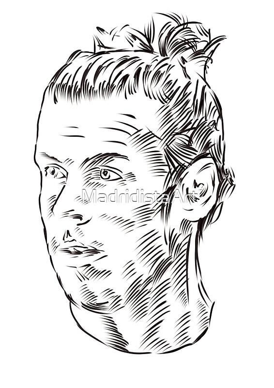 Gareth Bale Drawing: Posters | Redbubble