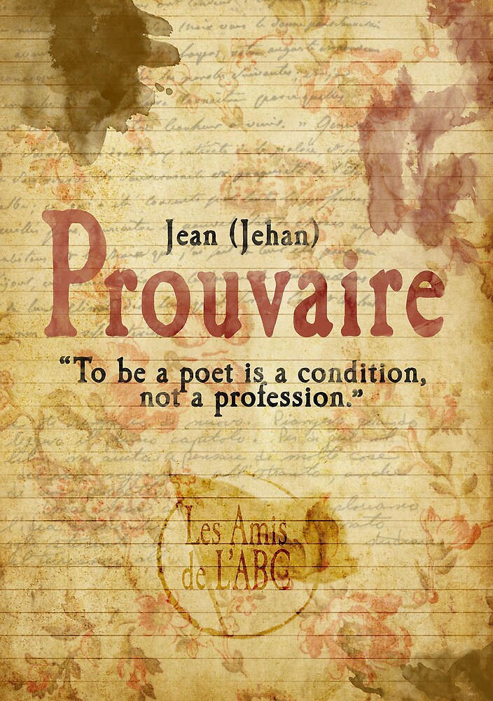 "Prouvaire " by retribution1832 | Redbubble