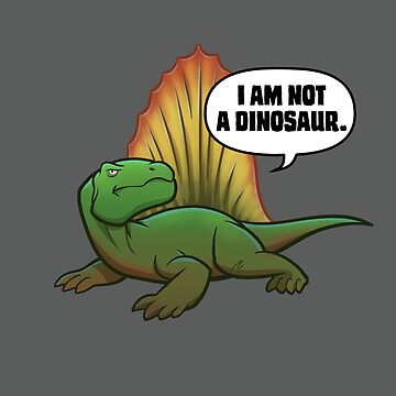 "Not a Dinosaur - Dimetrodon" Kids T-Shirt for Sale by powersdesign ...