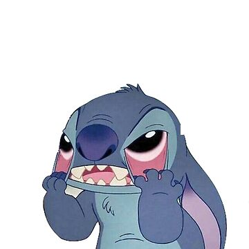 "Stitch annoyed" Art Board Print for Sale by Andrea Perez | Redbubble