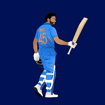 "Rohit Sharma" Sticker for Sale by HitFor6 | Redbubble
