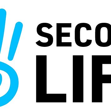 "Second Life Logo Black Font" Sticker for Sale by The Official Second ...