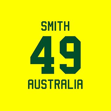"Steve Smith | 49 | Australian Cricket Jersey" Sticker for Sale by ...