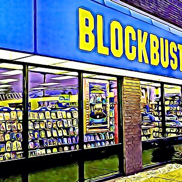 "BLOCKBUSTER" Art Print for Sale by Amber Hicks | Redbubble