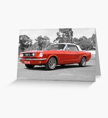 Ford Mustang Greeting Cards | Redbubble