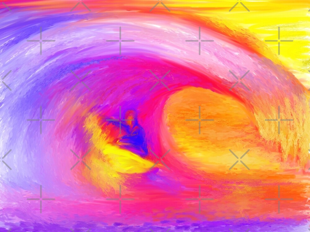 "Surfer Spirit, Surfer art by James Cattlett Surfing" by CattlettArt ...