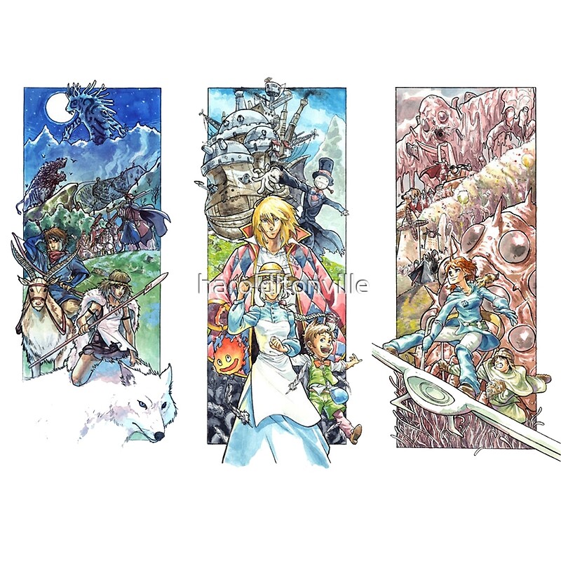 Studio Ghibli: Metal Prints | Redbubble