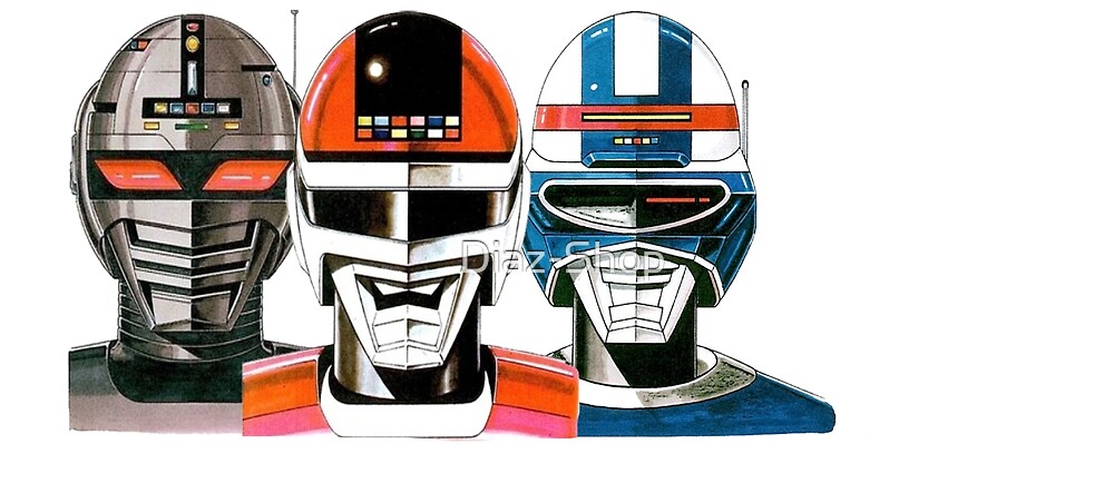 "Uchū Keiji Gyaban, Sharivan, Shaider" by Diaz-Shop | Redbubble