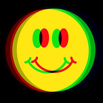 "Psychedelic Smiley Happy Face " Art Board Print for Sale by Funful | Redbubble