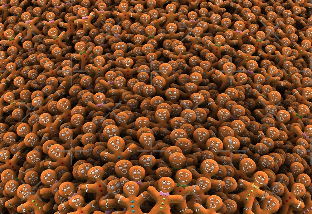 "Gingerbread army" by dima-v | Redbubble
