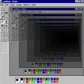 "MS Paint... Ms Paint... ms Paint... ms paint..." Sticker for Sale by ...