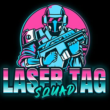 "Laser Tag Squad Futuristic " Sticker for Sale by jacks-tees | Redbubble