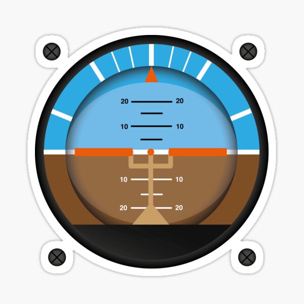 Flight Instruments Stickers | Redbubble