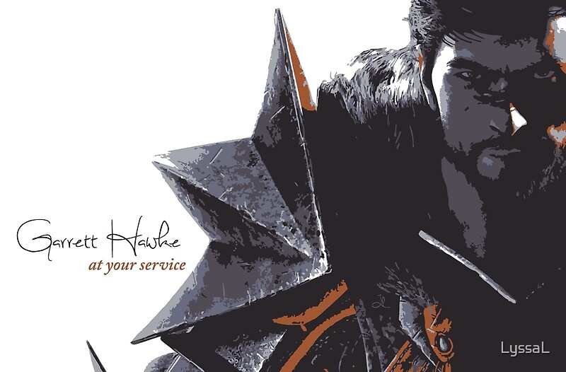 "Dragon Age 2 Garrett Hawke " by LyssaL | Redbubble