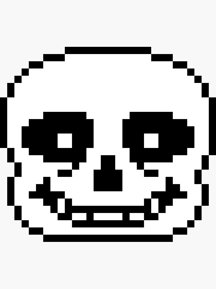 "Sans Head" Sticker by Vysoft | Redbubble