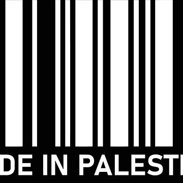 Grußkarte for Sale mit " MADE IN PALESTINE Barcode" von ABGdesigns ...