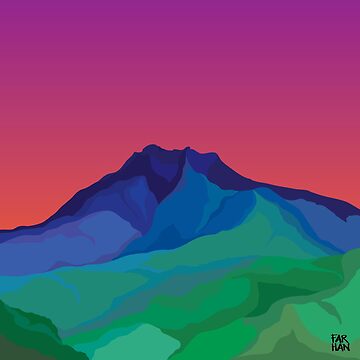 "A Tribute to Mount Kinabalu" Art Print for Sale by farhanmahmud ...