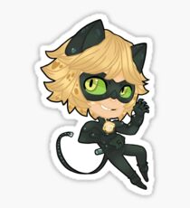Miraculous Ladybug and Chat Noir Stickers | Redbubble