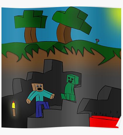 Minecraft Steve: Posters | Redbubble