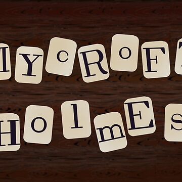 "Mycroft Holmes Name Tiles" Sticker for Sale by RISEHIGHER | Redbubble