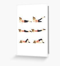 Pilates Greeting Cards | Redbubble