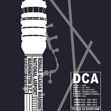 "DCA Air Traffic Control ATC Tower Ronald Reagan Washington National ...