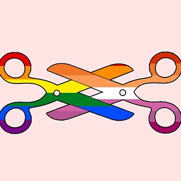"LGBTIQ Lesbian Pride, Scissoring." Sticker for Sale by QTRUPI | Redbubble