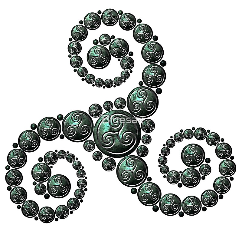 "Triskel incrust Triskelion" by Bluesax | Redbubble
