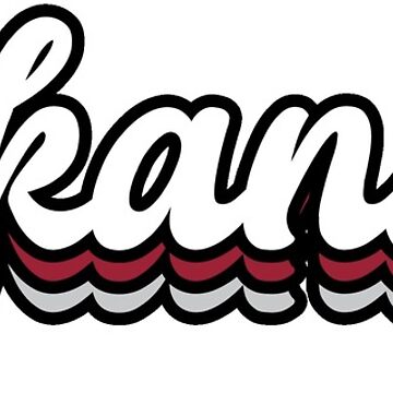 "UARK - Arkansas" Sticker for Sale by Josh Wuflestad | Redbubble