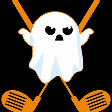 "Funny Halloween Golf Ghost" Poster for Sale by playloud | Redbubble