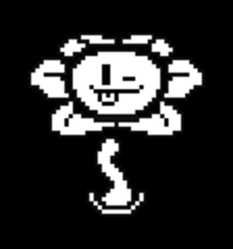 "Flowey wink" Stickers by Spoons McGee | Redbubble