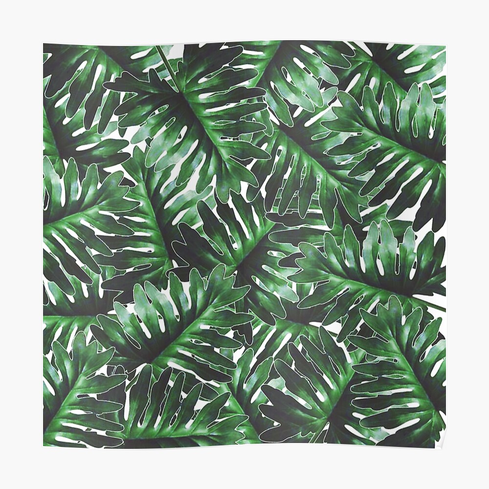 "Greenery" Poster by OhMonday | Redbubble