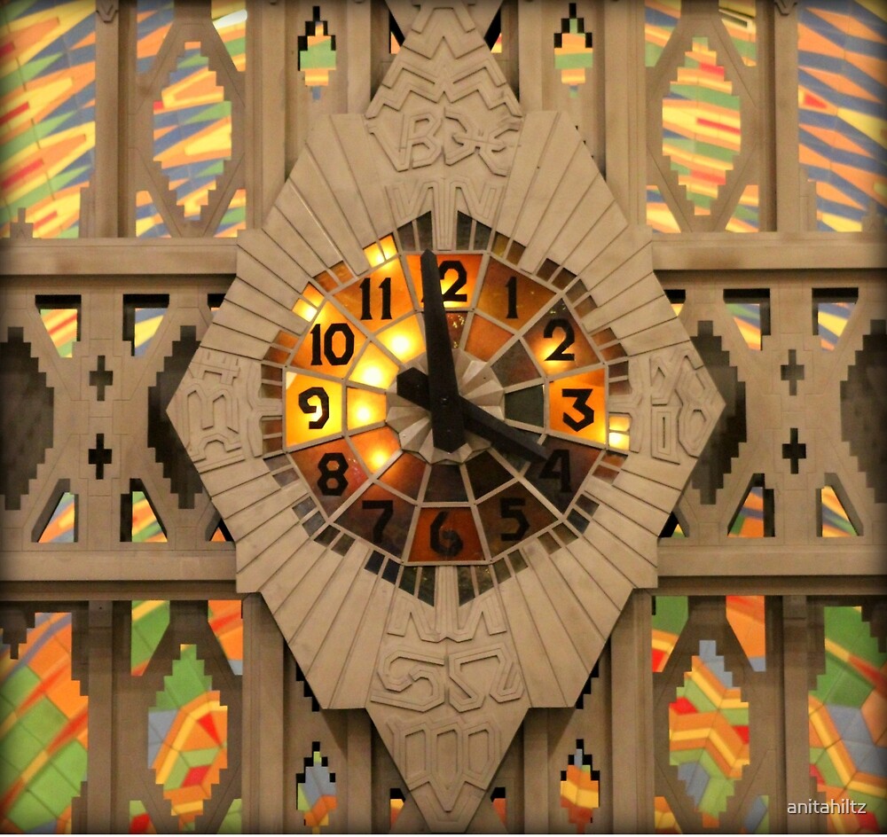 "Tiffany Clock In The Guardian Building - Detroit" by anitahiltz ...