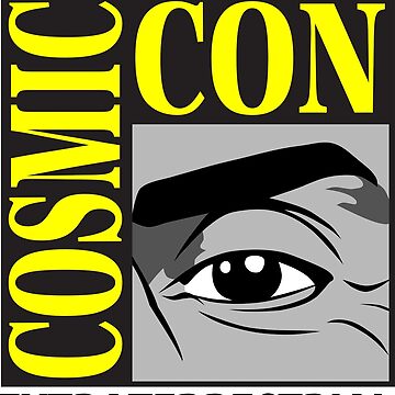 "Cosmic con" Sticker for Sale by GeekandTek | Redbubble