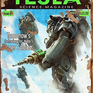 "Tesla Science Magazine Cover" Poster for Sale by VaultMagazine | Redbubble
