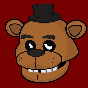 "Freddy Head" Sticker for Sale by OrangeSquash2 | Redbubble