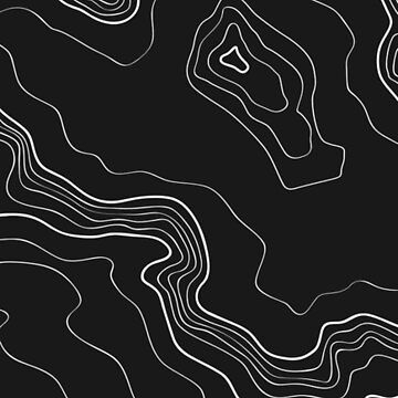 "Topographic Map" Sticker for Sale by BuksDesigns | Redbubble