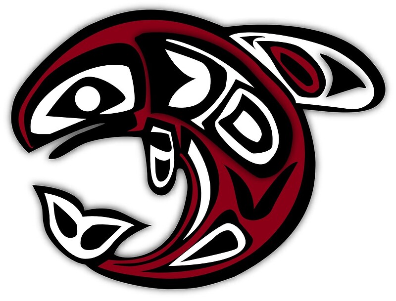 "Native American Tribal Fish Design" by pdgraphics | Redbubble