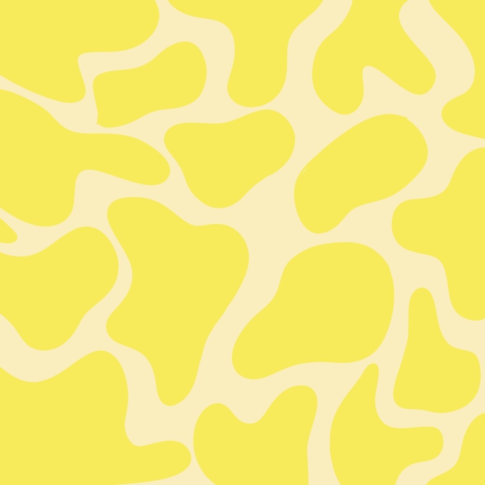 "yellow cow print " by PoliticalFemale | Redbubble